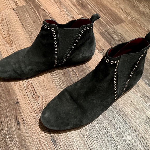 Isabel Marant | Shoes | Black Suede Low Boots Isabel Marant Flats Size ...